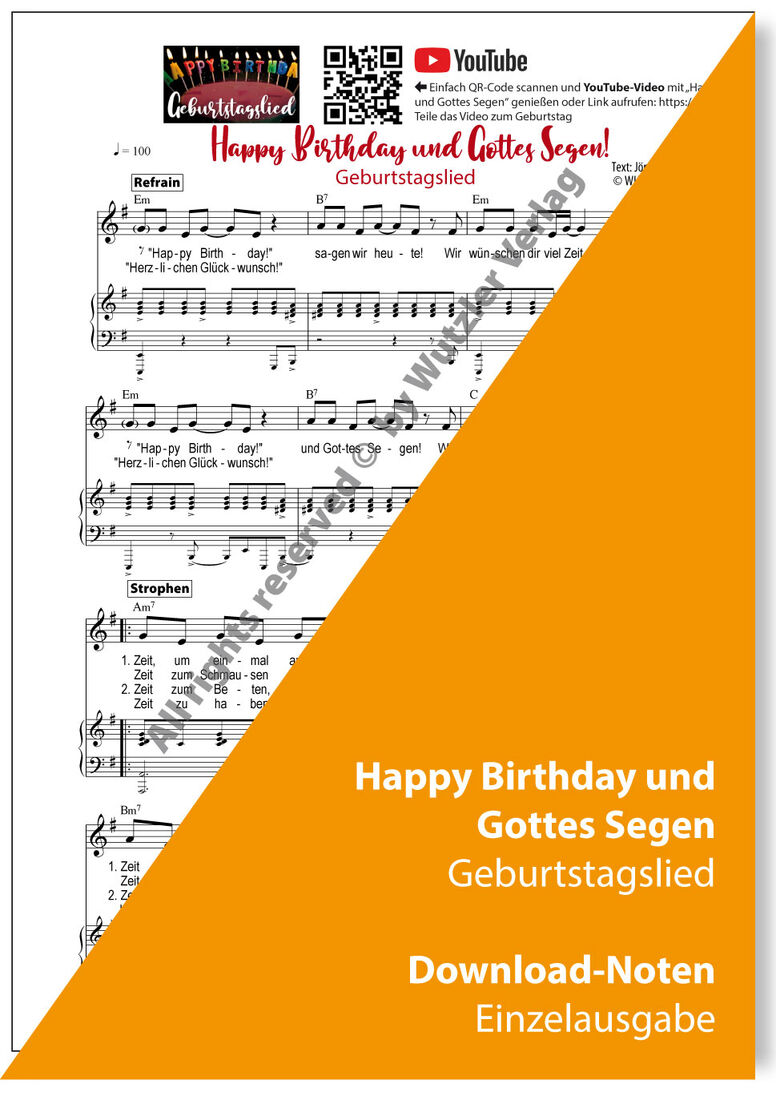 Querflote Happy Birthday Noten